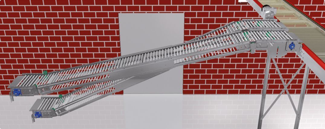 Rod conveyor for egg transport | LUBING